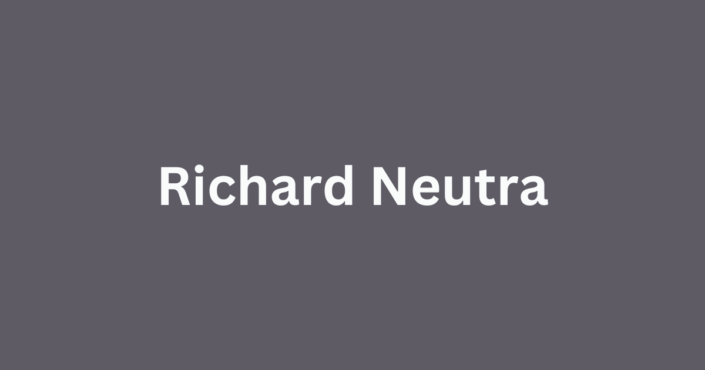 Richard Neutra - Bleck & Bleck Architects