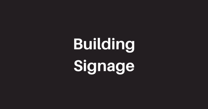 Building Signage Design | Bleck & Bleck Architects